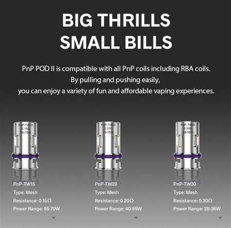 Ready Stock Original Voopoo Pnp Pnp Tw Replacement Occ Coil Lazada