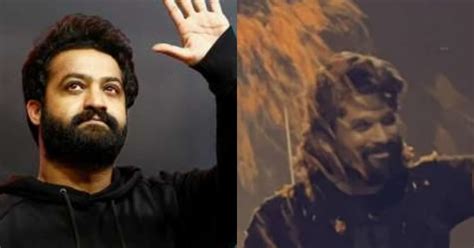 Pushpa 2 के सेट Rrr स्टार जूनियर एनटीआर की तस्वीर लीक Allu Arjun से की