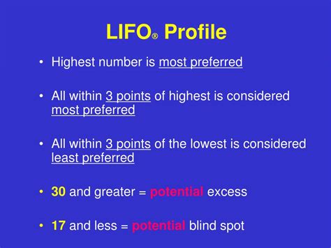 PPT The LIFO Method PowerPoint Presentation Free Download ID