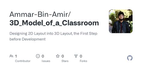 Github Ammar Bin Amir3dmodelofaclassroom Designing 2d Layout