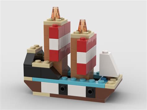 Lego Moc 10698 Pirate Ship By Chileggodt Rebrickable Build With Lego