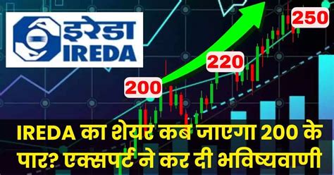 Ireda का शेयर कब जाएगा 200 के पार एक्सपर्ट ने कर दी भविष्यवाणी जनिए