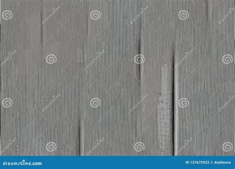 Fluted Gray Iron Texture On A Wall Stock Photo Image Of Retro Fluted