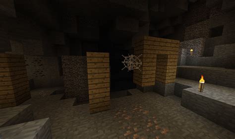 Exploring An Abandoned Mineshaft For The First Time Minecraft