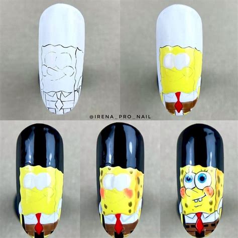 Пин от пользователя Yinari на доске Uñas Gel Живописные ногти Уроки нейл арта Нейл арт