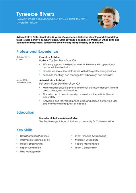 Objective On Resume For Administrative Assistant