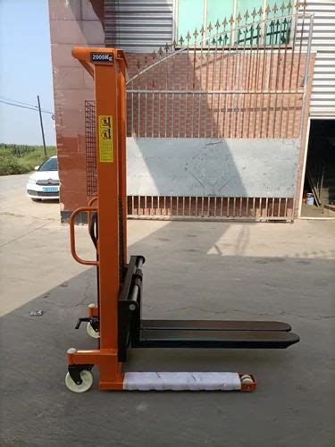 Mild Steel Manual Fork Stacker For Material Handling At ₹ 40000 Piece
