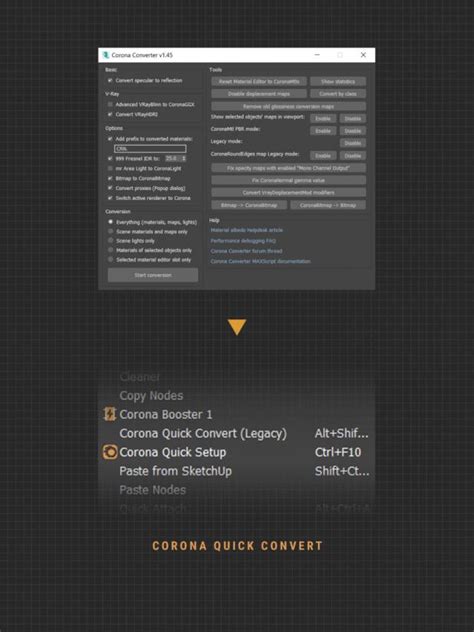 Corona Quick Convert Free ScriptSpot