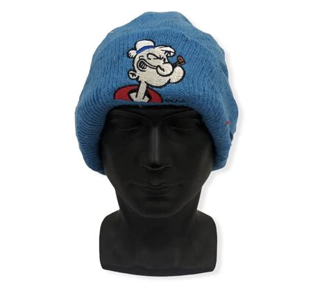 Vintage Vintage Popeye Cartoon Beanie Hat Grailed
