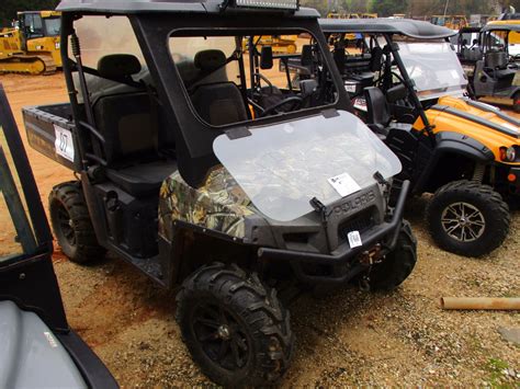 2011 Polaris Xp800 Side By Side Vin Sn 4xaty76a0b4264093 4x4 Eps Dump Bed Winch