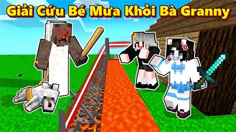 Mèo Simmy Thử Thách Xây NHÀ SIÊU AN TOÀN Giải Cứu Bé Mưa Khỏi Bà Granny Trong Minecraft Blog