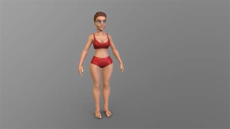 Stylized Female Base Mesh Buy Royalty Free 3d Model By Captainapoc