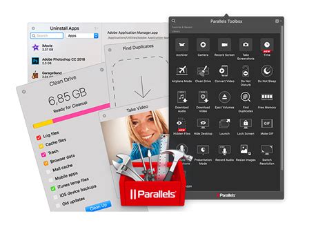 disponibile parallels toolbox 3 per mac ora con dark mode e nuove