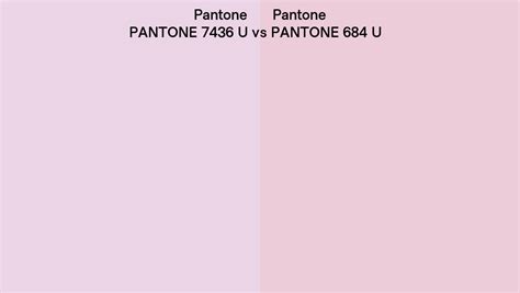 Pantone 7436 U Vs Pantone 684 U Side By Side Comparison
