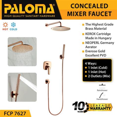 Jual PALOMA FCP Kran Shower Mandi Kran Shower Tanam Set Kran Air