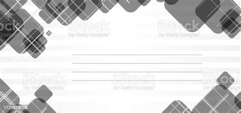 추상적인 기하학적 배경 패턴편지 템플릿 디자인회색 검은색과 흰색벡터 일러스트 레이 션 0명에 대한 스톡 벡터 아트 및 기타 이미지 0명 개념 검은색 Istock
