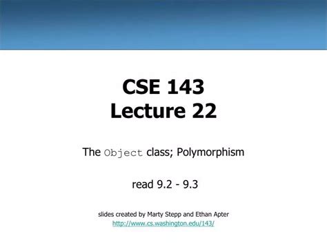 ppt cse 143 lecture 22 powerpoint presentation free download id 518483