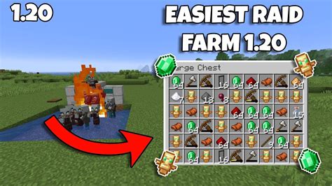 The Easiest Raid Farm In Minecraft 120 Youtube