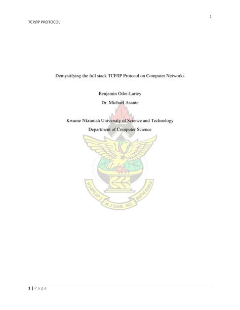 PDF Demystifying The Full Stack TCPIP Protocol On Computer Networks