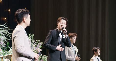 강형호 결혼식 현장 군복무 고우림 참석→포레스텔라 완전체 포착 [단독]