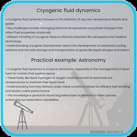 Cryogenic Fluid Dynamics Precision Efficiency Control