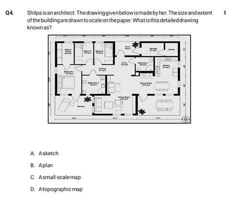 Q4 Shilpa Is An Architect The Drawing Given StudyX