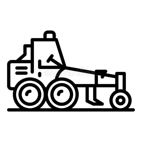 Grader Outline Style Stock Illustrations 261 Grader Outline Style