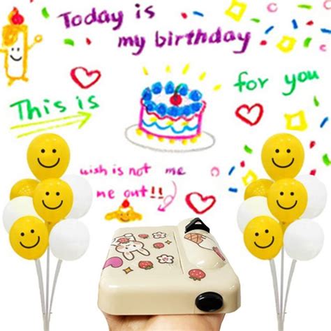 아카아카 당일출고 사은품증정 Led 생일 파티 빔 프로젝터 미니빔 촬영 파티 소품 홈파티 배경 꾸미기 축하 선물 연말파티