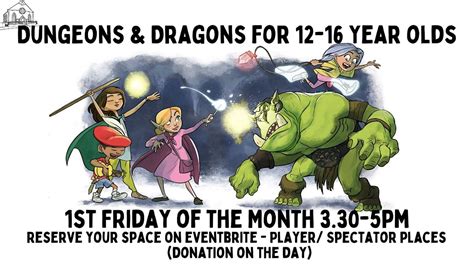 Dungeons And Dragons Role Playing For 12 16 Year Olds Zion Bristol