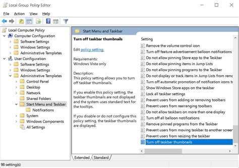 How To Disable Taskbar Thumbnail Preview In Windows