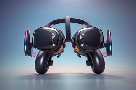 Premium Ai Image 3d Hand Oculus Quest Vr Controllers 3d Render