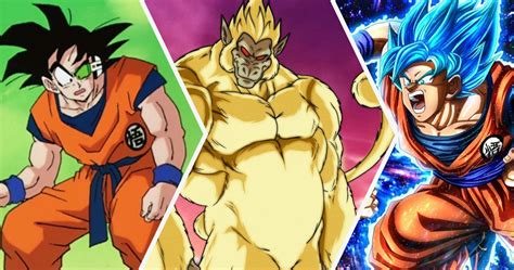 Dragon Ball Z Every Version Of Goku From Weakest To Strongest