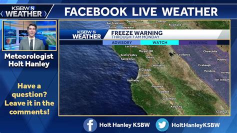 Central Coast Weather Forecast Sky Temperature Weather Weather