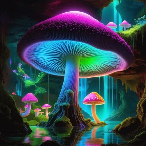 Premium Photo Magic Mushroom 3