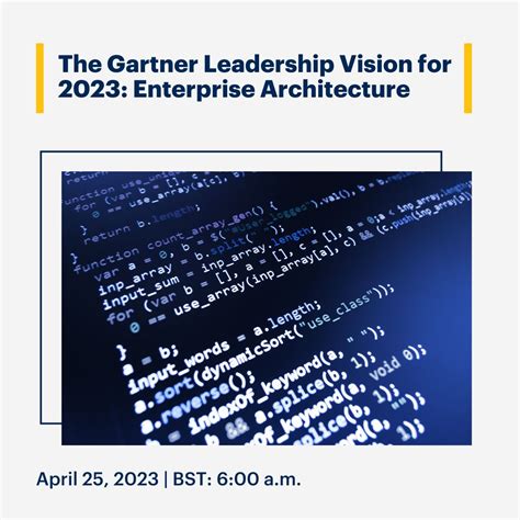 Gartner For It On Linkedin Enterprisearchitecture Webinar Gartnerit