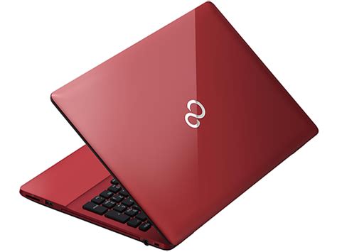 価格 本体 背面 斜め FMV LIFEBOOK AH45 X FMVA45XR ルビーレッド の製品画像