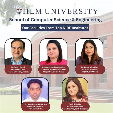 excellence faculties iilm scse dr rajeev tiwari