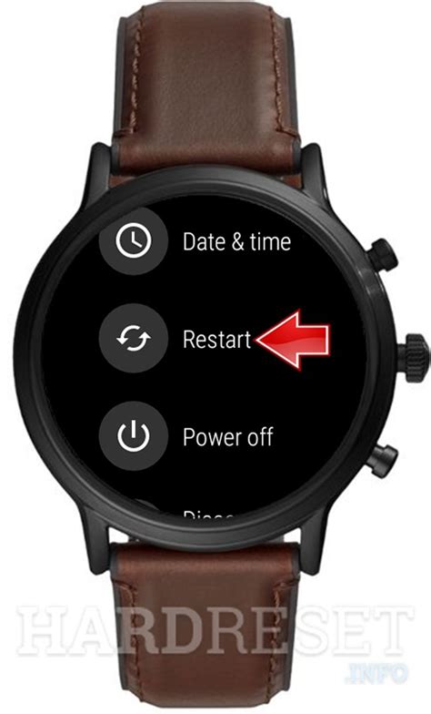 How To Do A Soft Reset On FOSSIL Gen 5 Smartwatch The Carlyle HR HardReset Info
