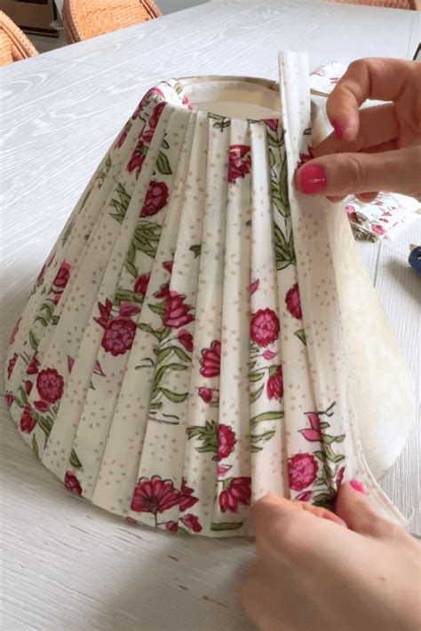 DIY Pleated Lampshade No Sew Technique How Can This