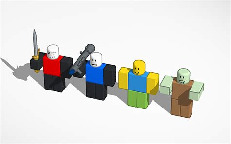 3d Design Roblox Characters Tinkercad