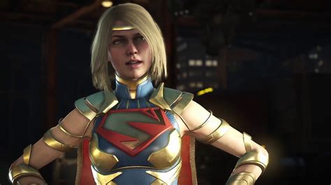 Injustice 2 Supergirl Vs Wonder Woman Fight Youtube