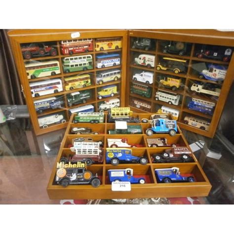 Three Display Shelfs Containing Assorted Diecast Cars