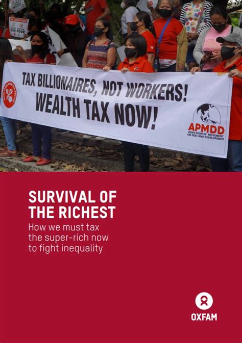 Survival Of The Richest How We Must Tax The Super Rich To Fight Inequality