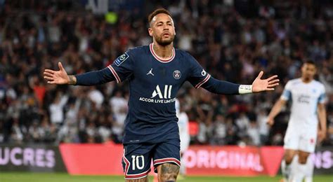 El clásico es parisino PSG supero a Marsella con goles de Neymar y