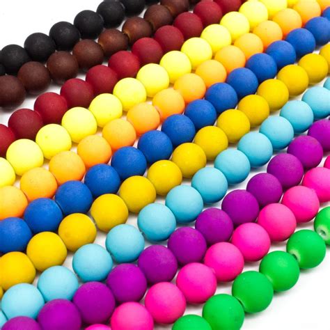 Soft Touch 10mm Glass Bead Bundle 10 Strings