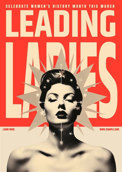 Womens History Month Poster Template Free Editable Template Rawpixel