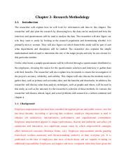 Chapter Research Methodology Docx Chapter Research Methodology Introduction The