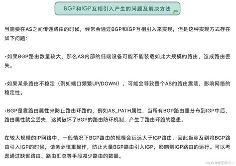 【博客462】bgp边界网关协议 Bgp和igp互相引入产生的问题及解决方法由于igp与bgp互引导致路由出现环路震荡 Csdn博客