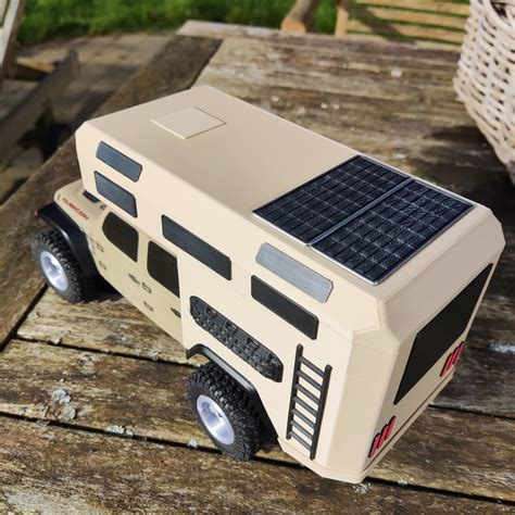 Stl File Scx24 Axial Jeep Gladiator Camper 🏕️ ・3d Printable Model To
