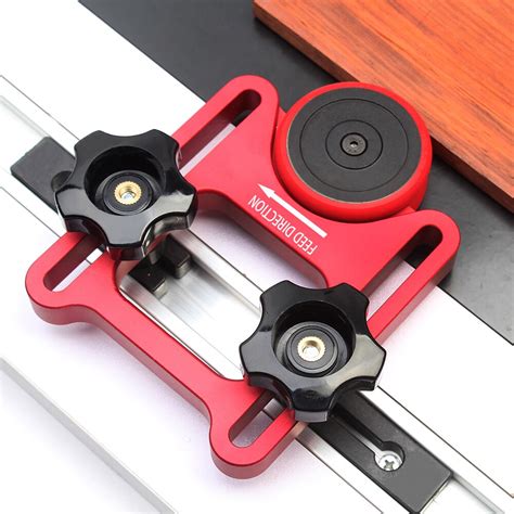 다목적 깃털 위치 보드 목공 톱 테이블 프레스 피더 가이드 리바운드 방지 알루미늄 합금 목공 안전 푸시 Aliexpress